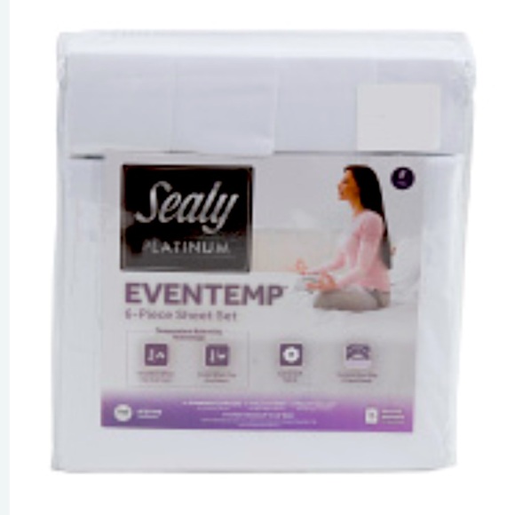 Sealy | Bedding | Sealy Platinum Eventemp Queen Flat Sheet | Poshmark